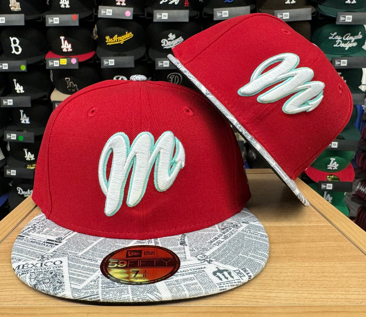 Diablos Rojos Del Mexico New Era 59Fifty Fitted Hat Cap Red News Black ...
