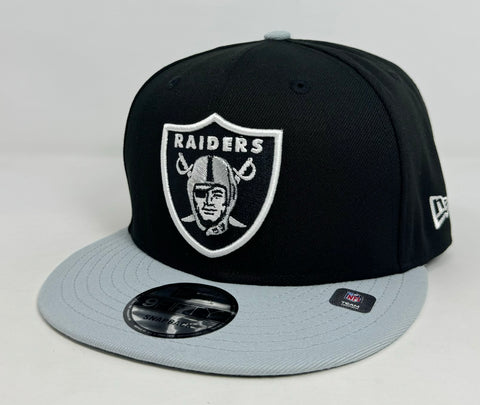 Las Vegas Raiders Snapback New Era Black Grey Cap Hat Grey UV | THE 4TH ...