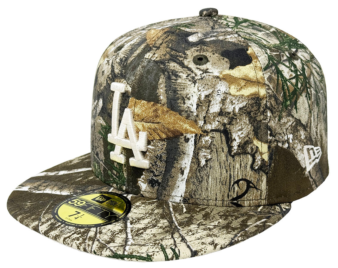 Los Angeles Dodgers Fitted New Era 59Fifty 2024 World Series Real Tree ...