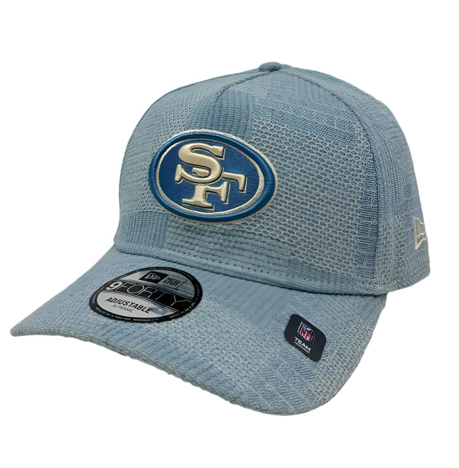 San Francisco 49ers Snapback 9Forty New Era A-Frame Denim Patchwork Cap ...