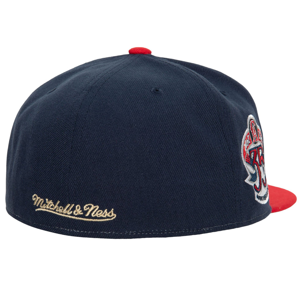 California Angels Mitchell & Ness Fitted Homefield Coop Cap Hat Green ...