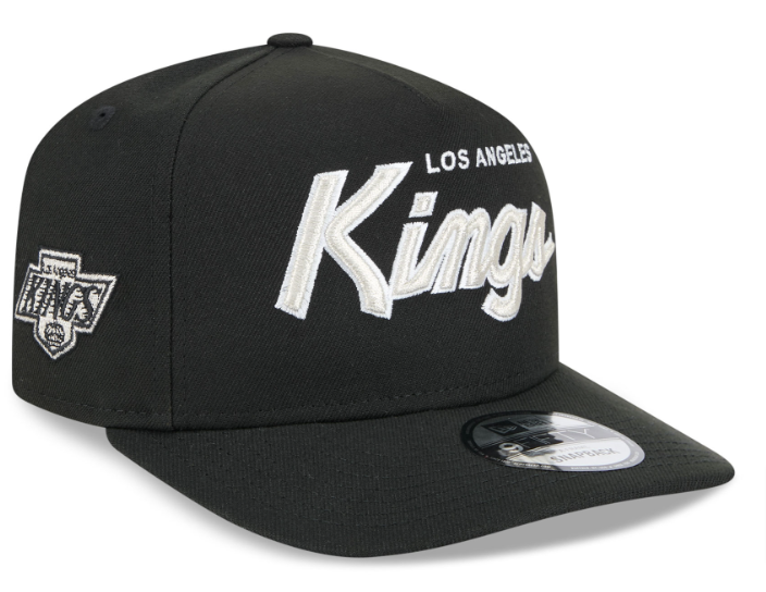 Los Angeles Kings Snapback New Era 9Fifty Script A-Frame Black Cap Hat ...