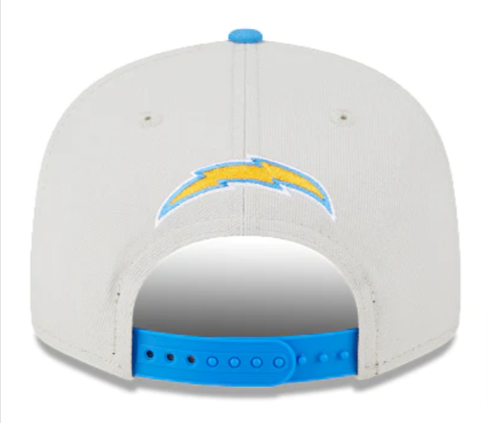 Los Angeles Chargers Snapback New Era 2023 NFL Draft Cap Hat Stone ...