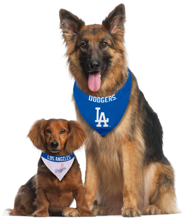 Los Angeles Dodgers Pet Dog Reversible Collar Bandana