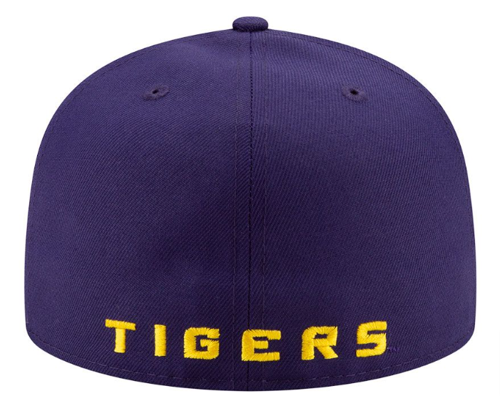 Louisiana State University Fitted New Era 59Fifty LSU Purple Cap Hat ...