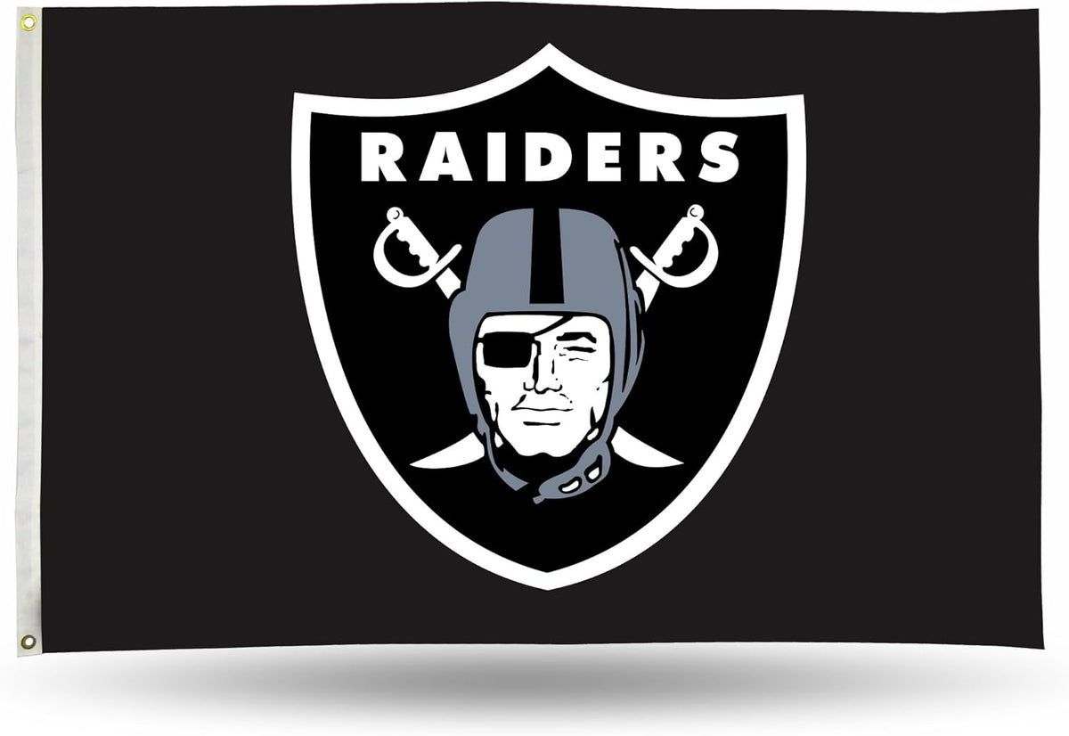 Raiders Bar Home Decor Wincraft Lightweight 3' X 5' Flag Logo Single ...