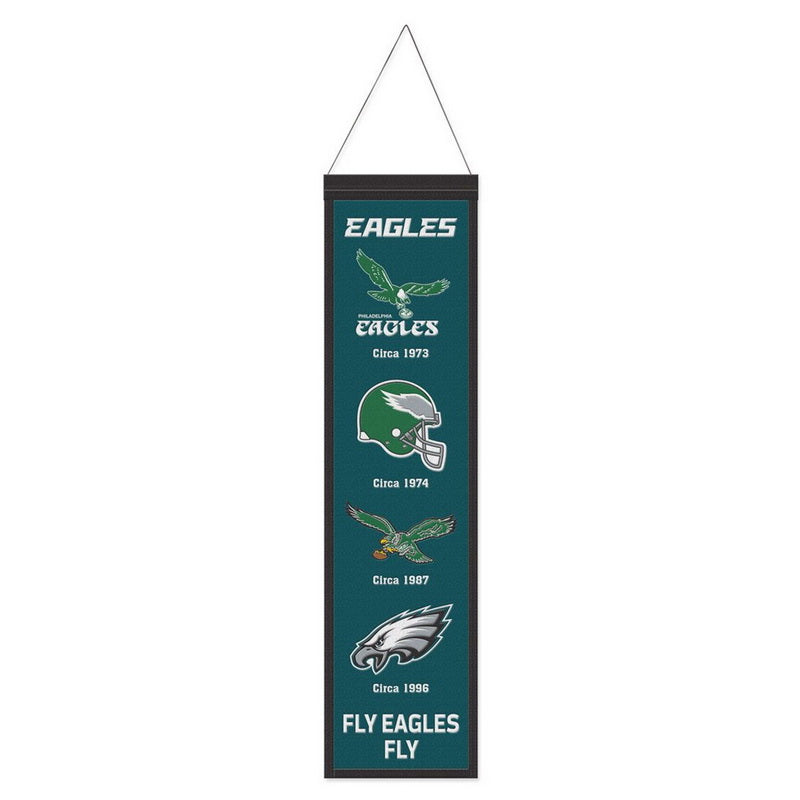 Philadelphia Eagles Heritage Evolution Wool Banner | THE 4TH QUARTER
