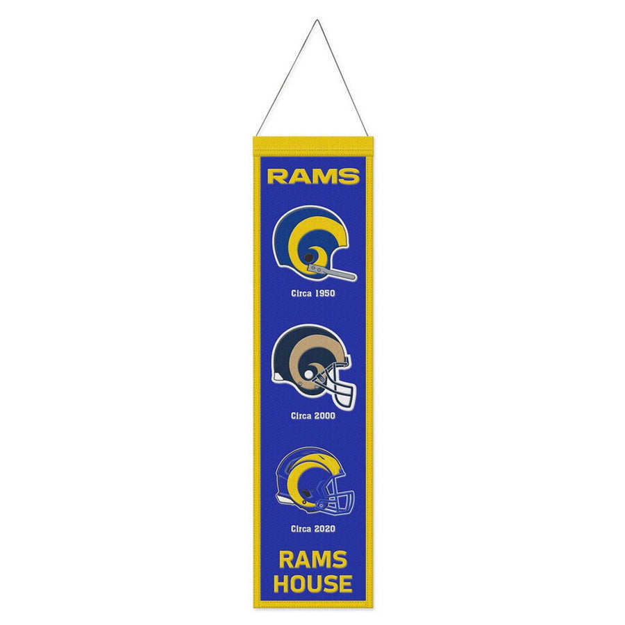 Los Angeles Rams Heritage Evolution Wool Banner | THE 4TH QUARTER
