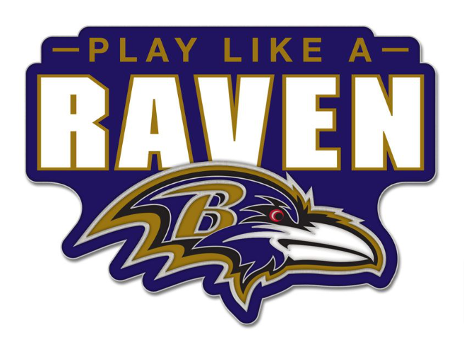 Baltimore Ravens Slogan Lapel Pin | THE 4TH QUARTER