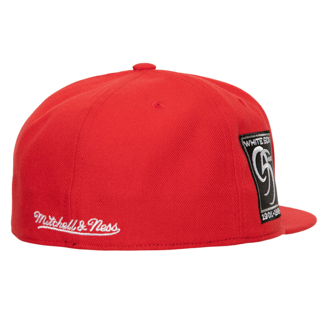 Chicago White Sox Mitchell & Ness Fitted Bases Loaded Coop Cap Hat Grey ...