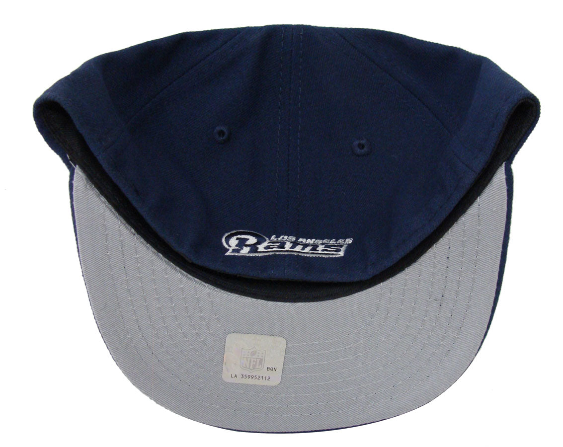 Los Angeles Rams Fitted Kids New Era 59FIFTY Script Cap Hat Navy | THE ...