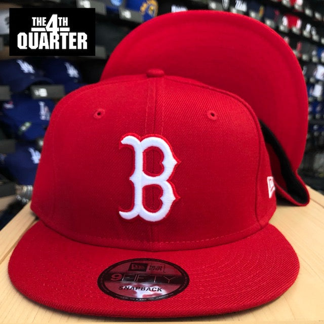 Boston Red Sox Snapback New Era 9Fifty Red Cap Hat | THE 4TH QUARTER