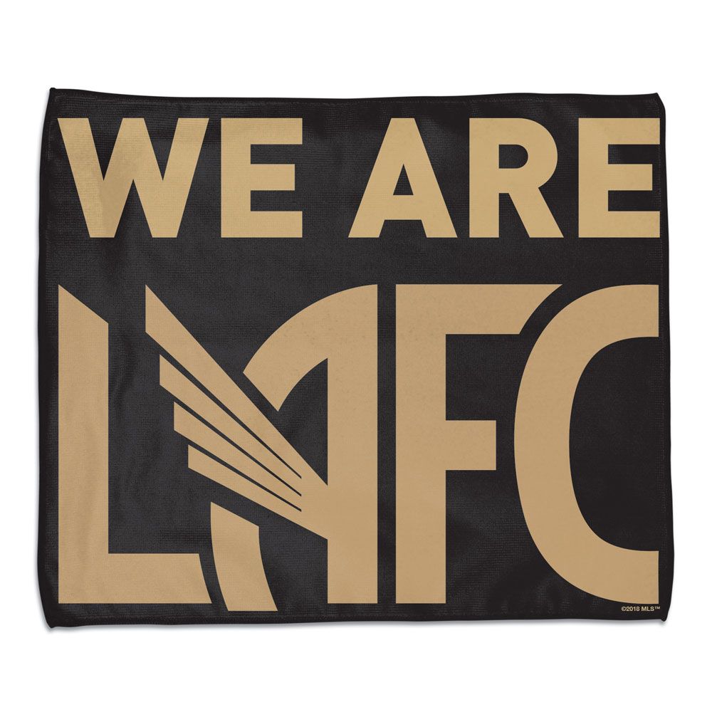 Los Angeles FC Full Color "We Are LAFC" Rally Towel | THE 4TH QUARTER