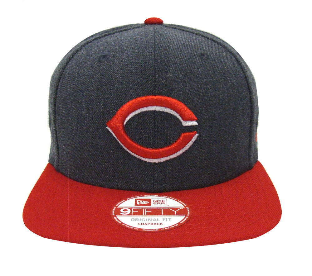 Cincinnati Reds Snapback New Era Heather Graphite Cap Hat Charcoal Red ...
